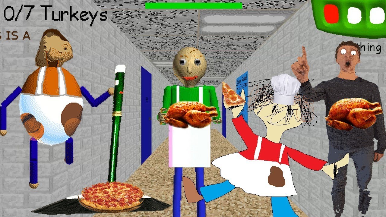 Baldis Cooking Class - Baldi's Basics V1.4.1 Mod - YouTube