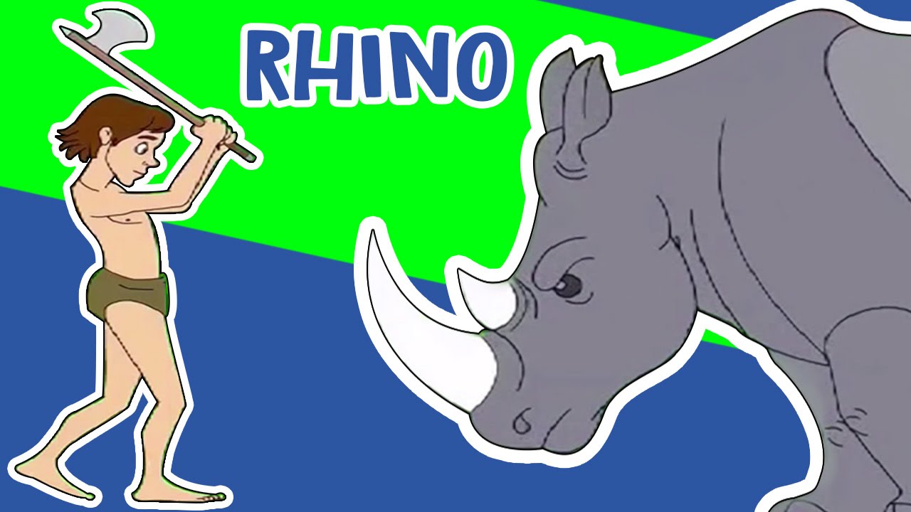 Dangerous Rhino | English Moral Stories For Children | Cartoon For Kids ...