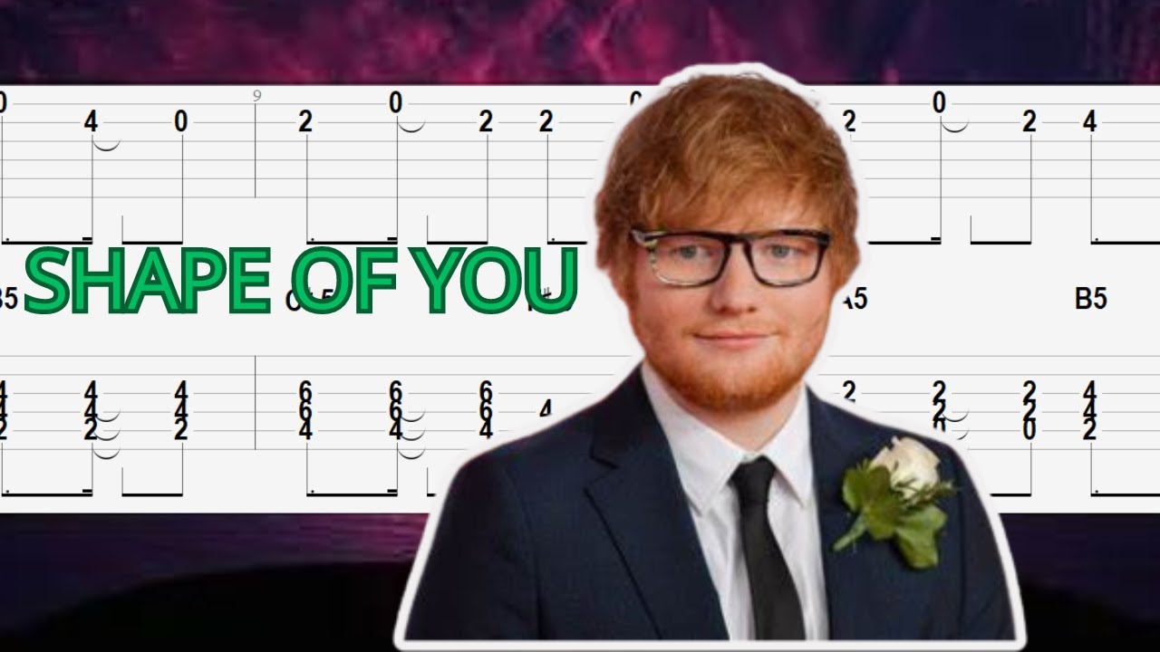 Shape of You ‐ Ed Sheeran - Easy Guitar Tutorial (TAB+CHORD) - YouTube