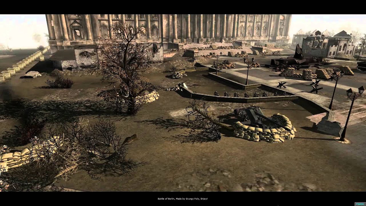 Men of War Assault Squad - Custom Map - Battle of Berlin - YouTube