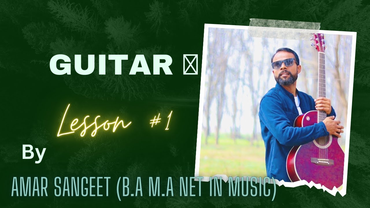 How to play Guitar | Basic Lesson no.1 | for Beginners| Easy tricks ...