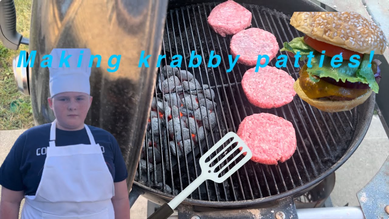 Making KRABBY PATTIES from SPONGEBOB! - YouTube