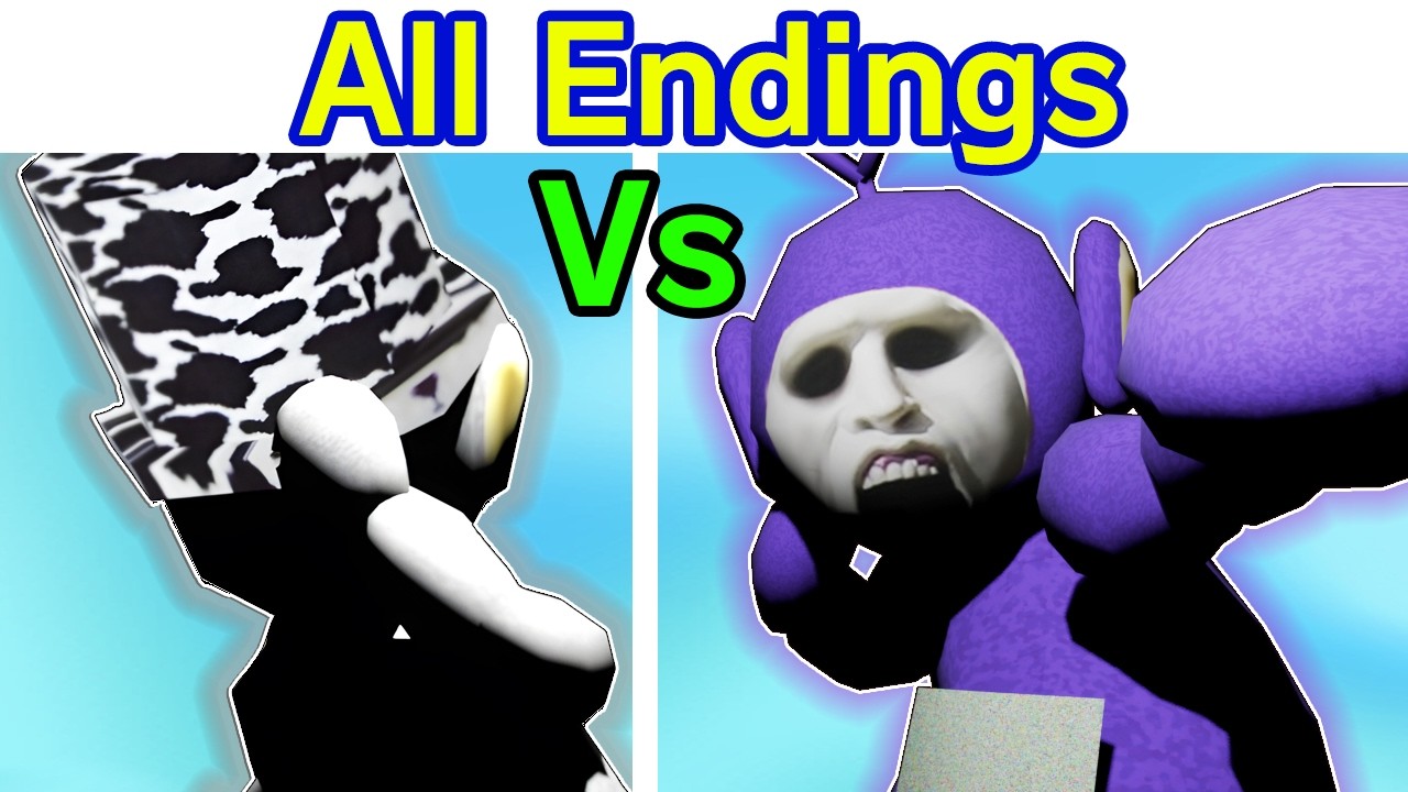 FNF Nocturnal Protocol - Myths of Tubbyland All Endings (Friday Night ...
