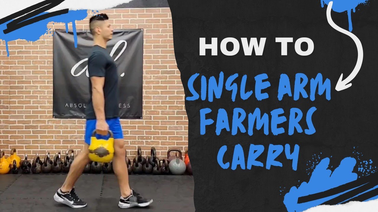 How to single arm farmers carry - YouTube