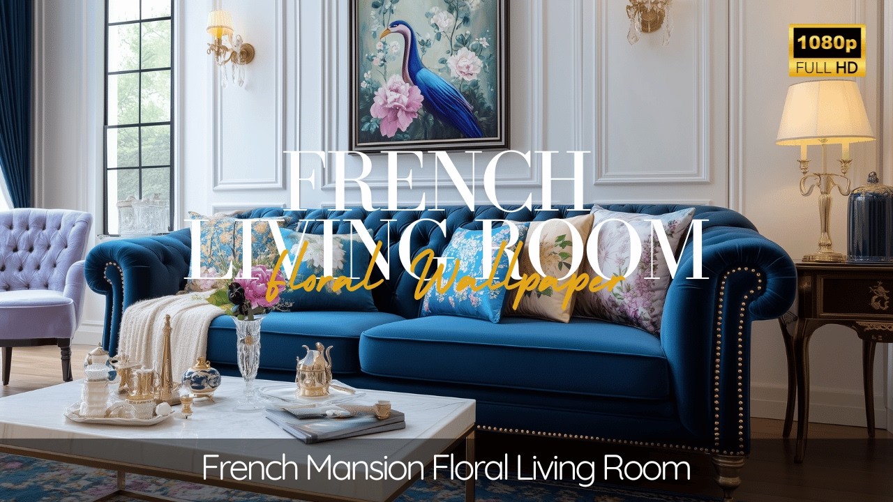 French Mansion Floral Living Room: Choosing the Perfect Blooms - YouTube