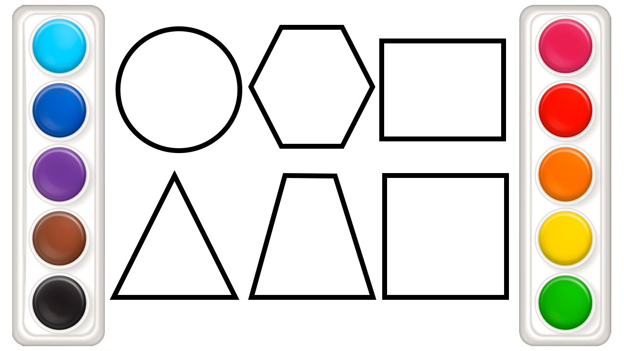 Aprende a dibujar nuevas formas geometricas, Colores para niños ...