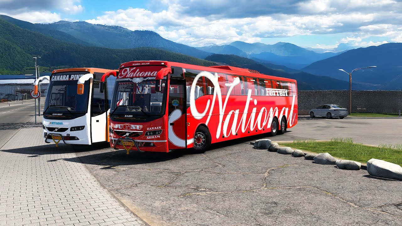 Realistic Volvo Bus Offroad Road Driving : Gameplay | LIVE🔴 - YouTube