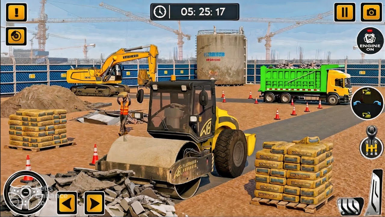 JCB Excavator Construction 3D - JCB Construction Game - Android ...