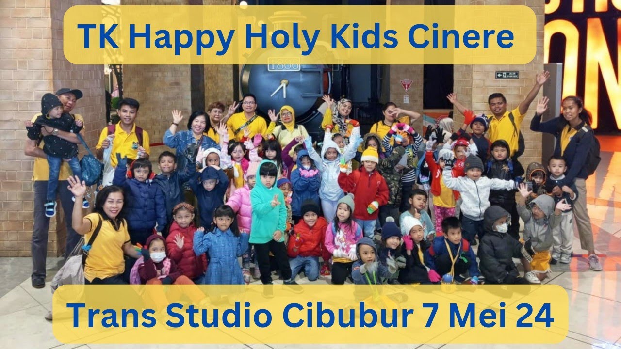 TK Happy Holy Kids Cinere, Kegiatan Khusus ke Trans Studio Cibubur 070524 - YouTube