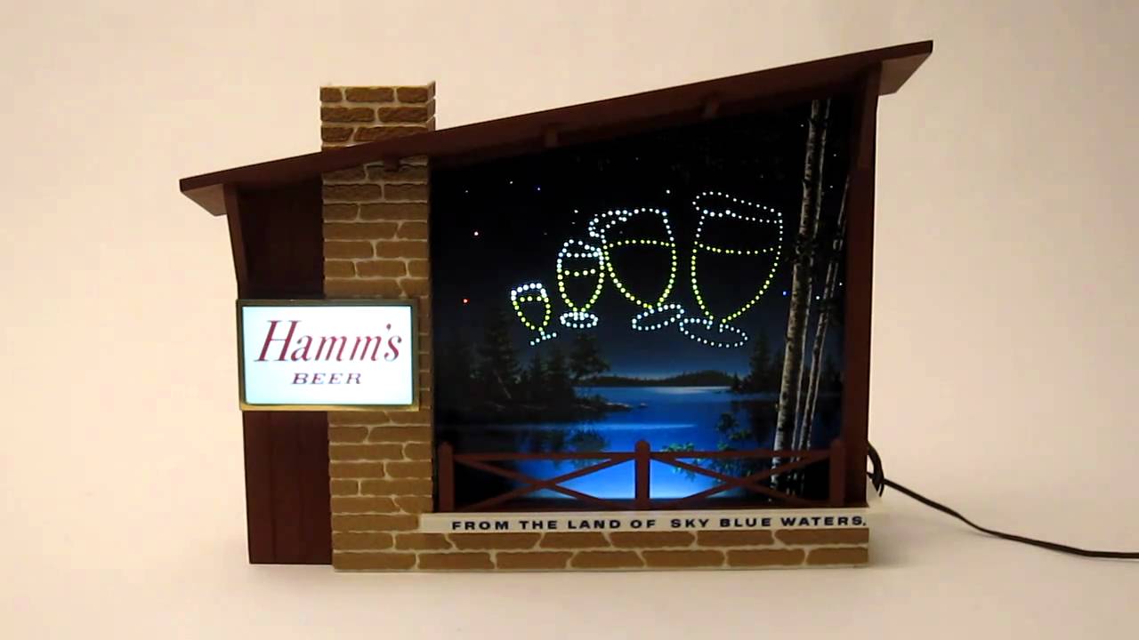 Hamm's Beer sign, circa 1960 - YouTube