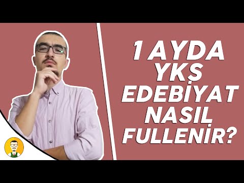 30 GÜNDE EDEBİYATI FULLE! Edebiyat Nasıl Çalışılır? Edebiyat Taktikleri