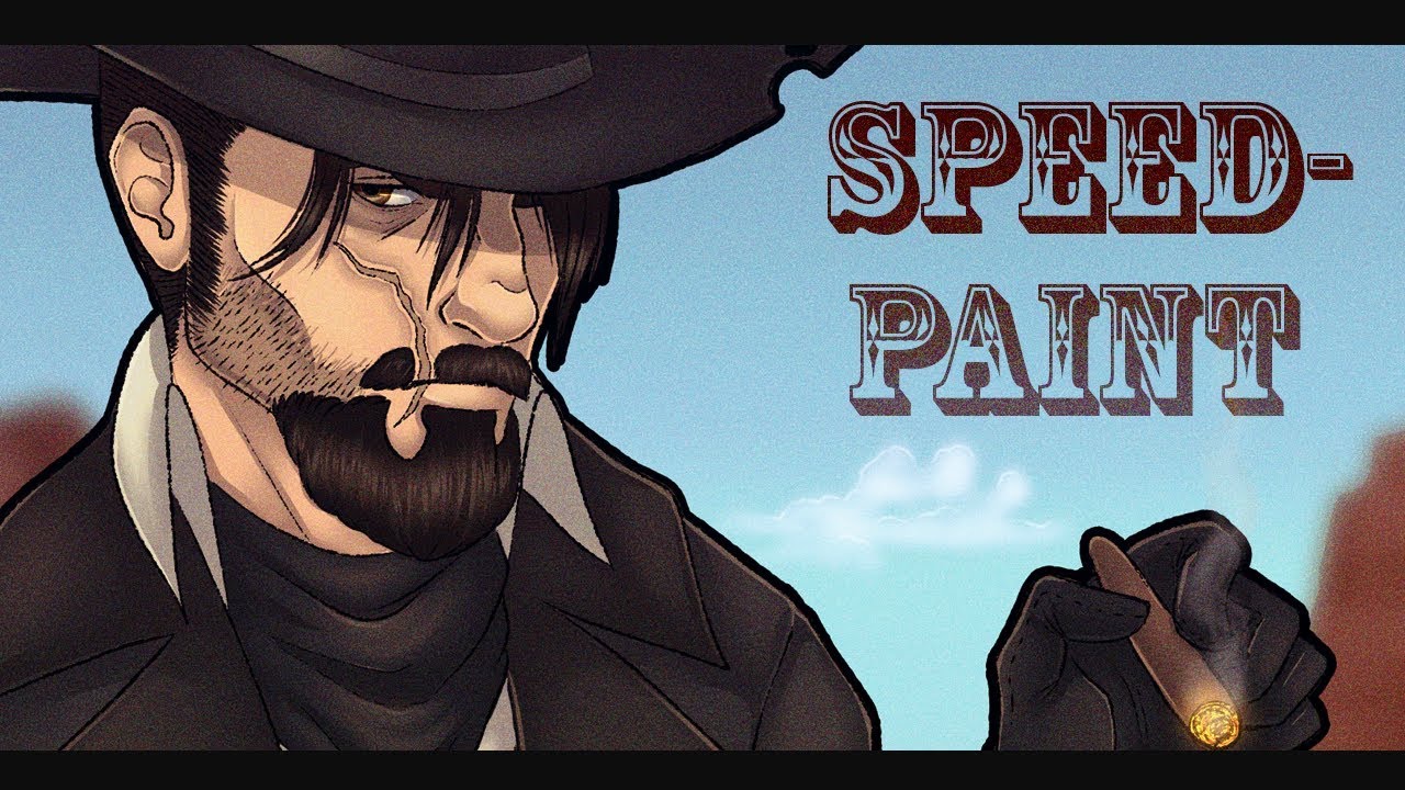 Wild West Vigilante (Speedpaint 16) - YouTube