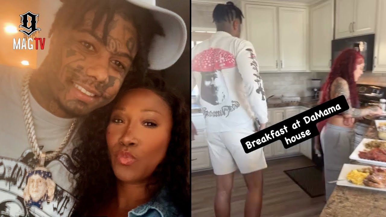 Blueface & "BM" Jaidyn Alexis Spend The Night Together At Mom Karlissa ...