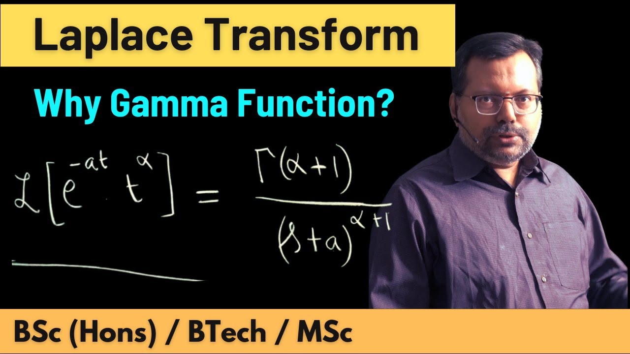 Laplace Transform: The Secret Connection with Gamma Function - YouTube