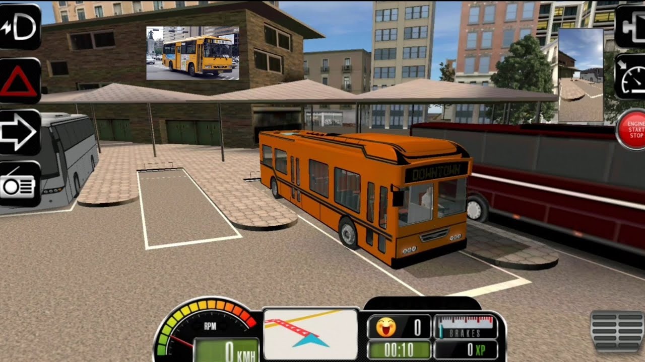 An amazing bus game diving a bus under the city || bus simulator ...