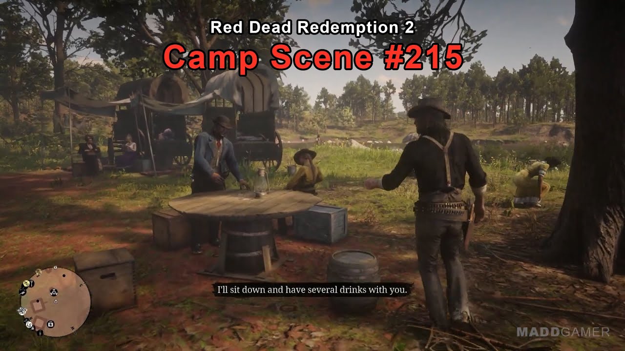 John complains to Javier about Abigail - Camp Scene #215 - Red Dead ...