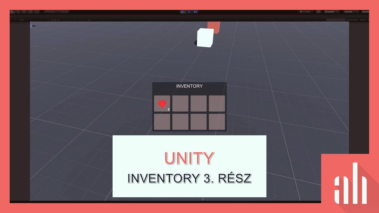 [Unity3D] Inventory bekötése 3. rész - Játék készítés Unity-ben - YouTube