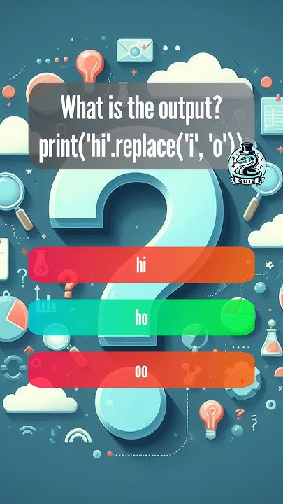 Basic Python - Quiz 10: Test Your Python Skills #python101 # ...