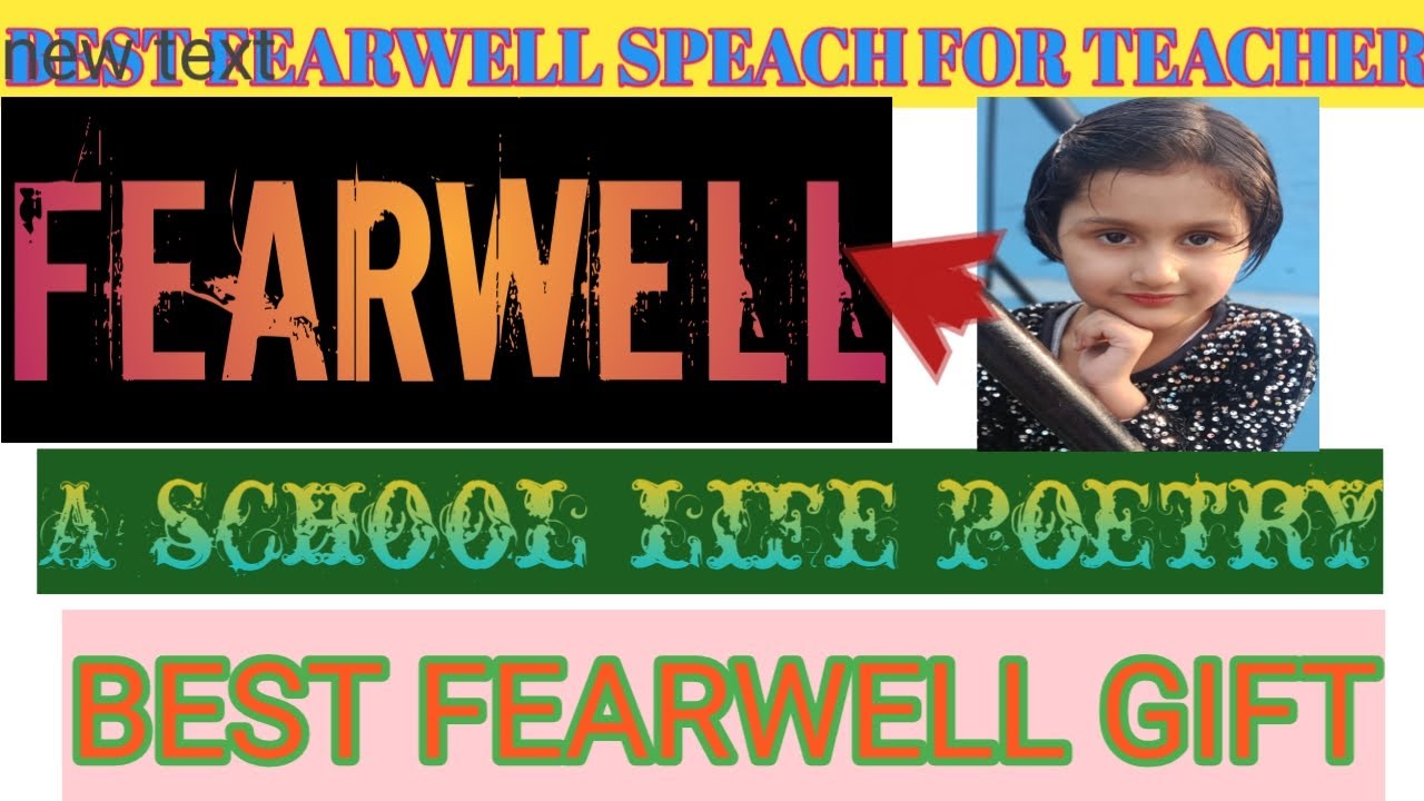 Farewell Speech for Teacher by Teacher/Farewell Speech/ Farewell ...