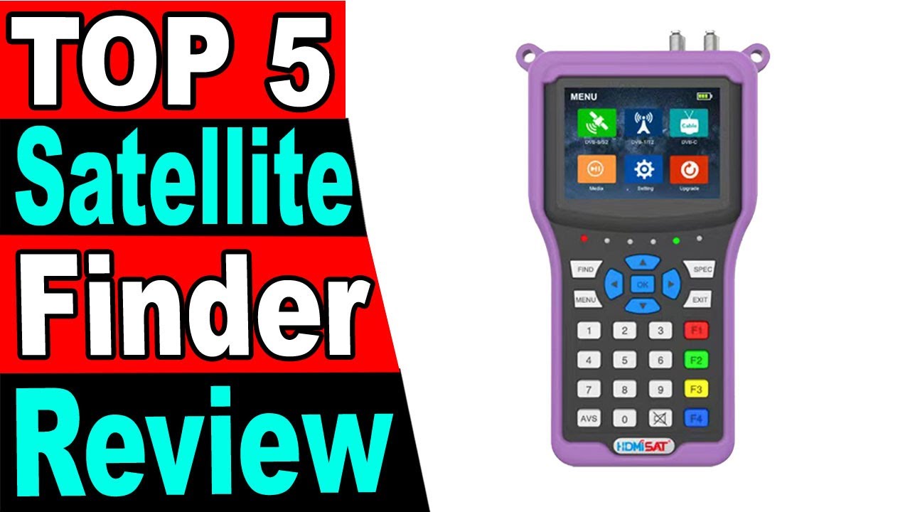TOP 5 Best Satellite Finder Review 2024 - YouTube