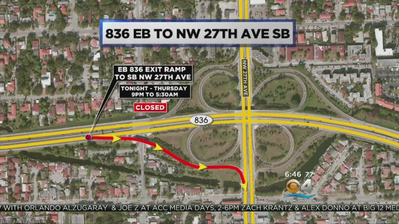 Steering You Right: Closures On Turnpike & SR 836 - YouTube