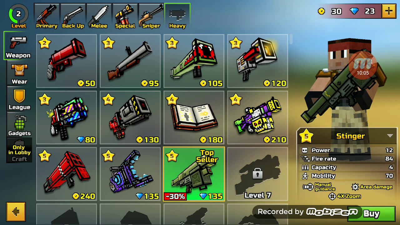 Pixel gun 3d campaign world 1 - YouTube