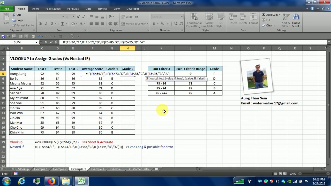 VLOOKUP To Assign Grades And Group YouTube VLOOKUP To Assign Grades And Group YouTube
