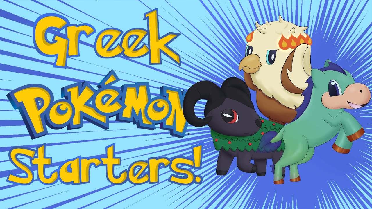 Making New Pokémon Starters Based on Greek Mythology! 【Oletreia Region ...
