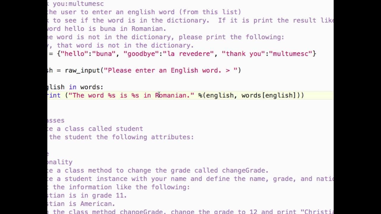 Python Final Review 6 - YouTube