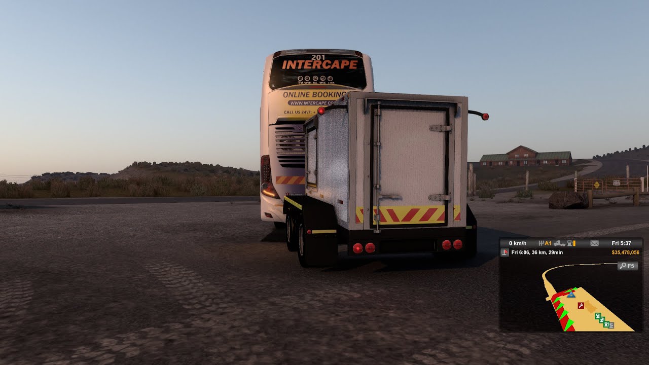 Intercape Sleepliner 201 with Luggage Trailer - YouTube