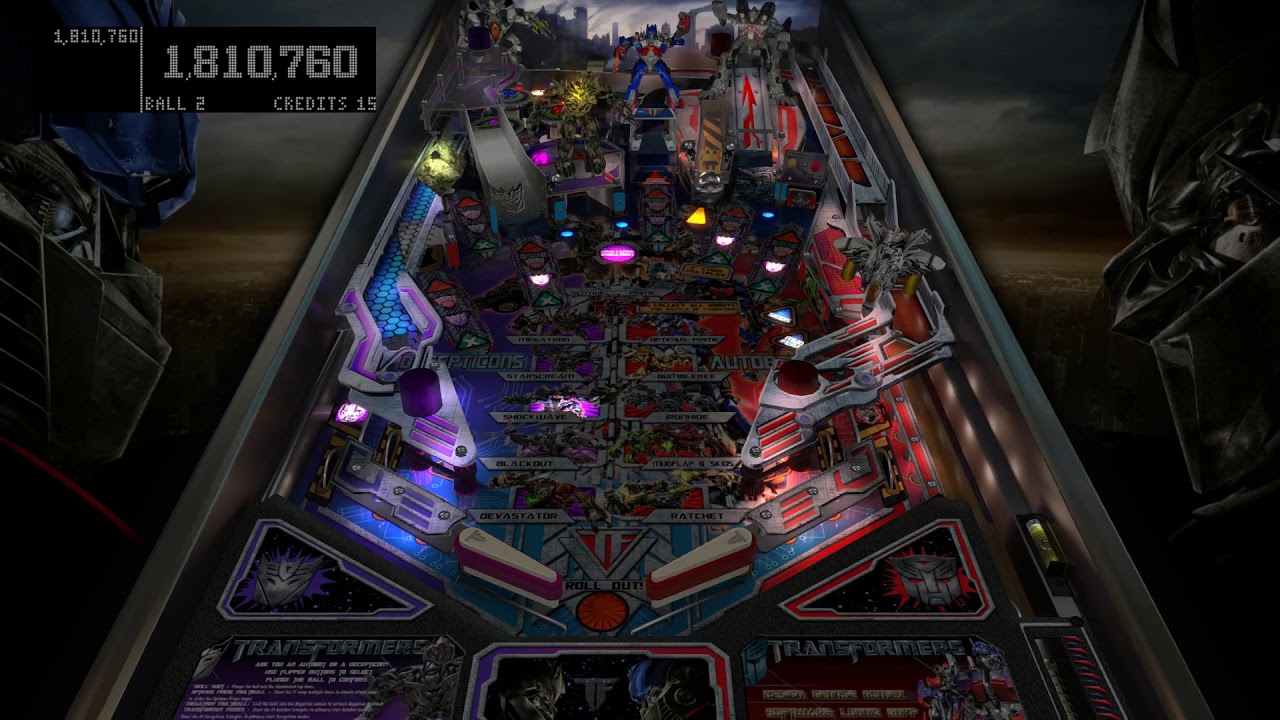 Transformers Pinball VPX - YouTube