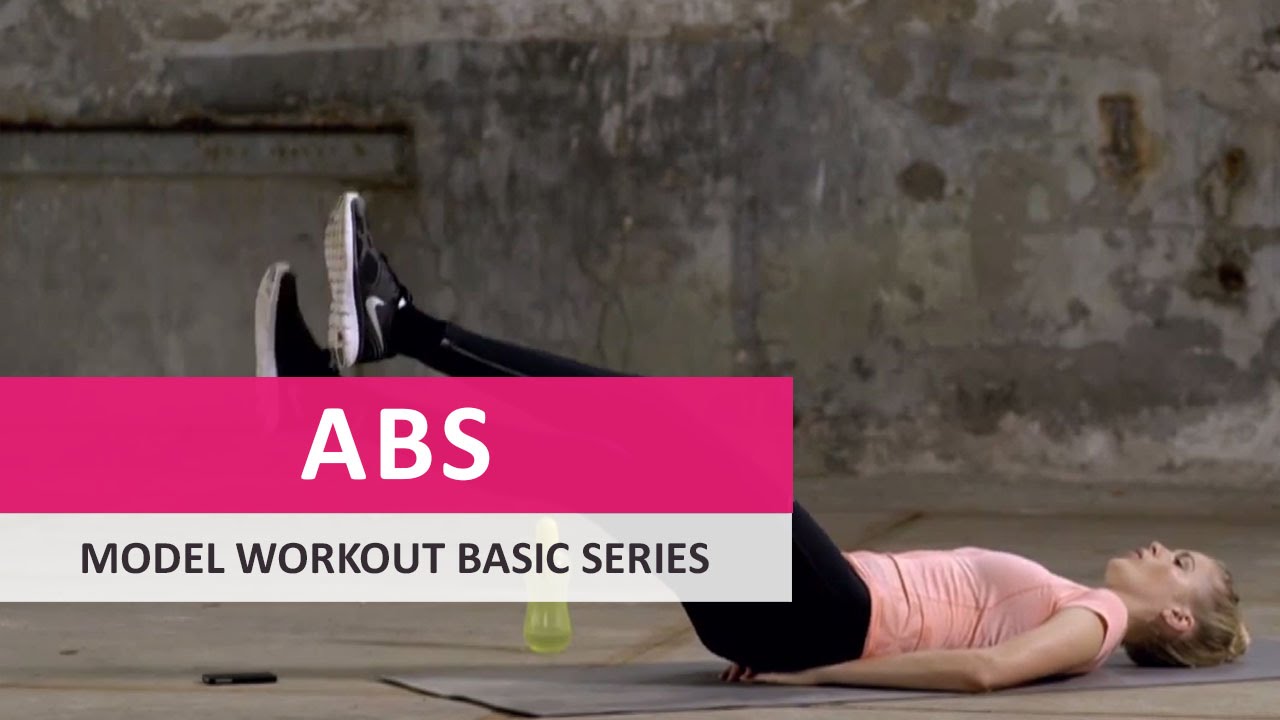 Abs workout! 5 Model Workout exercises - YouTube