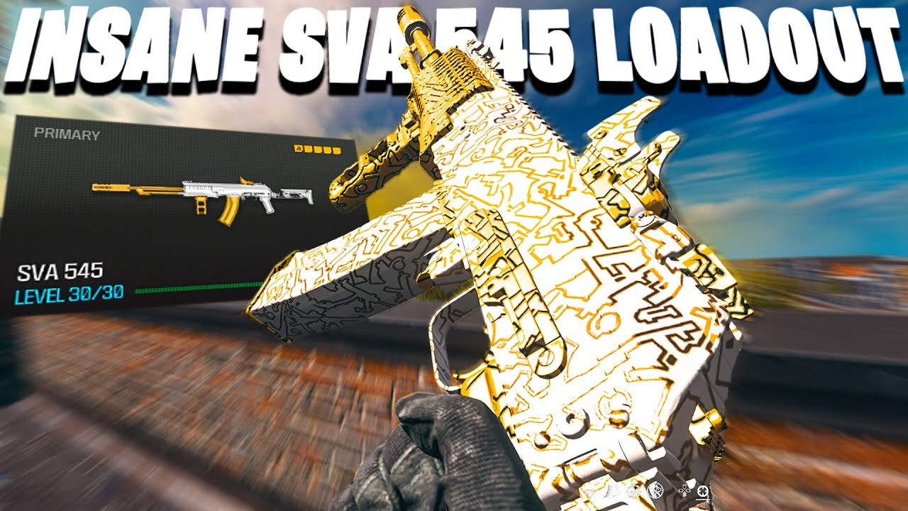 new SVA 545 LOADOUT is INSANE in SEASON 4 WARZONE! (Best SVA 545 Class ...