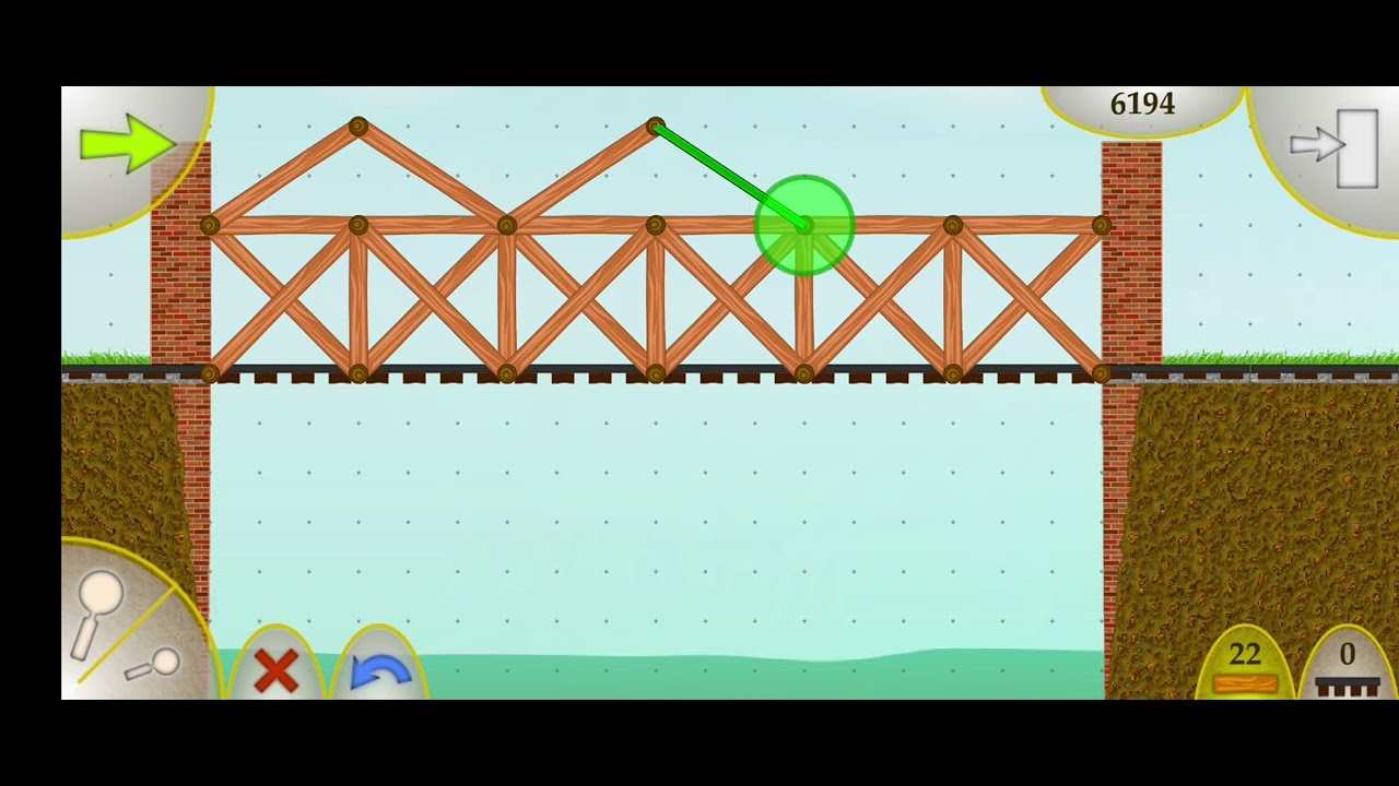 wood bridge game how to make bridge for train - YouTube