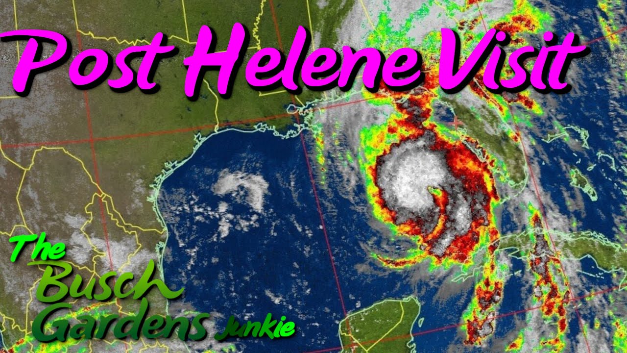 Busch Gardens Post Helene Visit! - YouTube