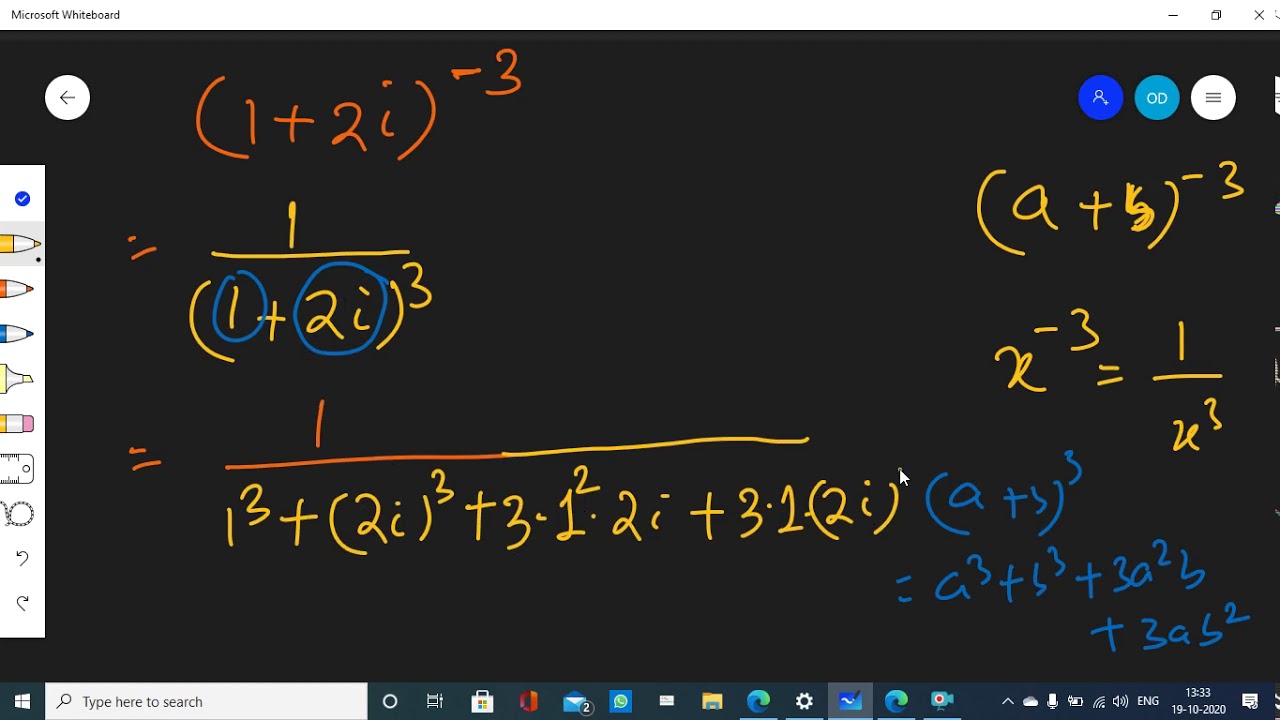 19.19.20// 11th//sec B//Complex numbers extra questions - YouTube