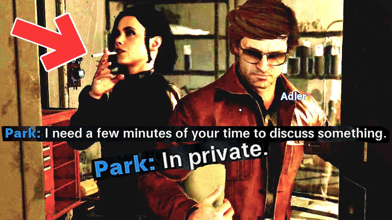 CALL OF DUTY COLD WAR - PARK and ADLER Secret Private Room Chat? - YouTube