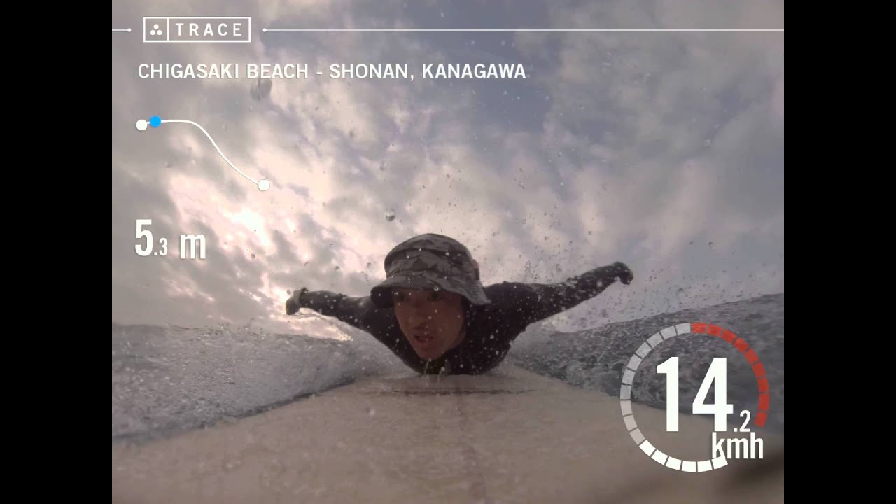 Trace: Surfing - Keiju Kita at Chigasaki Beach - Shonan - YouTube