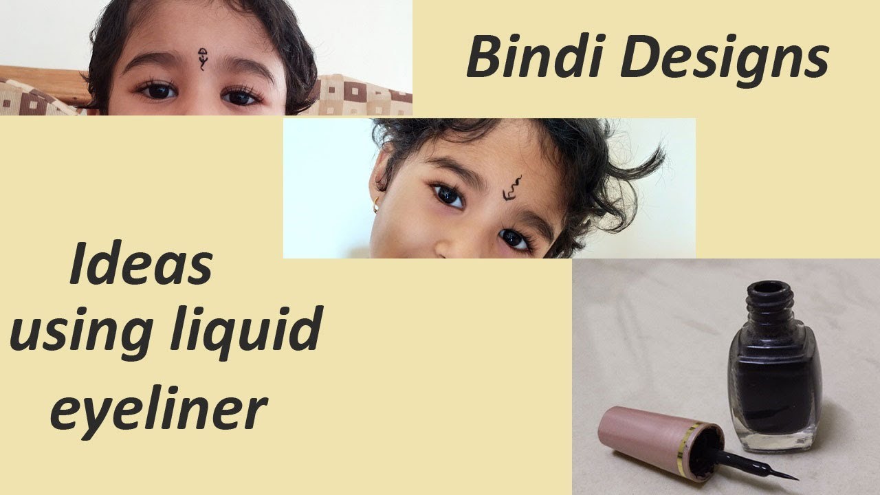 How To Apply Bindi Designs - 10 Easy Bindi Ideas - YouTube