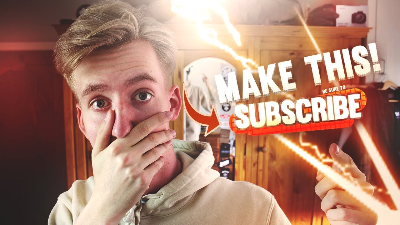 EPIC Cartoon Subscribe Button Tutorial + Download - YouTube