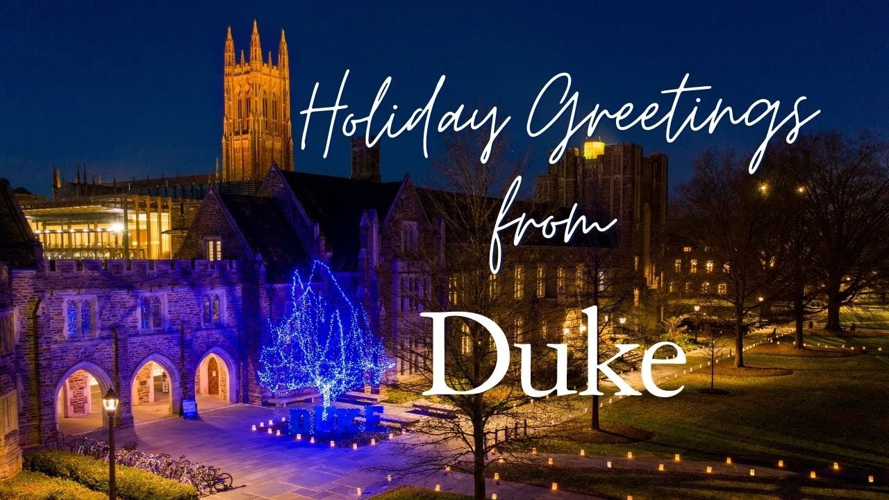 Holiday Greetings from Duke - YouTube