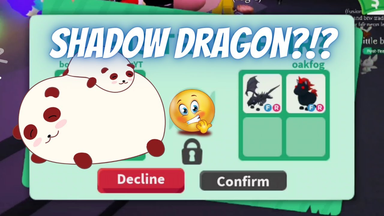 TRADE for a SHADOW DRAGON?! 😮| Adopt Me - YouTube