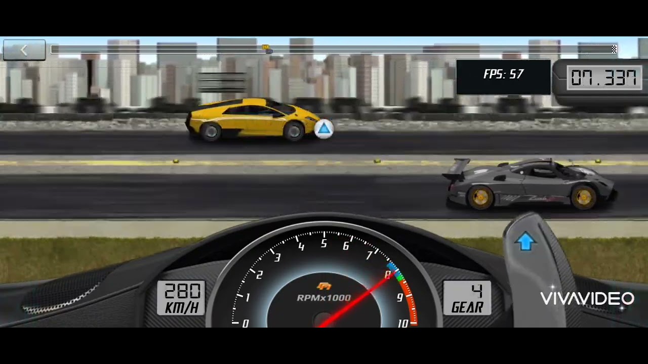 Drag Racing Pagani Zonda R Level 7 1/2 Mile Tune [12.782] - YouTube