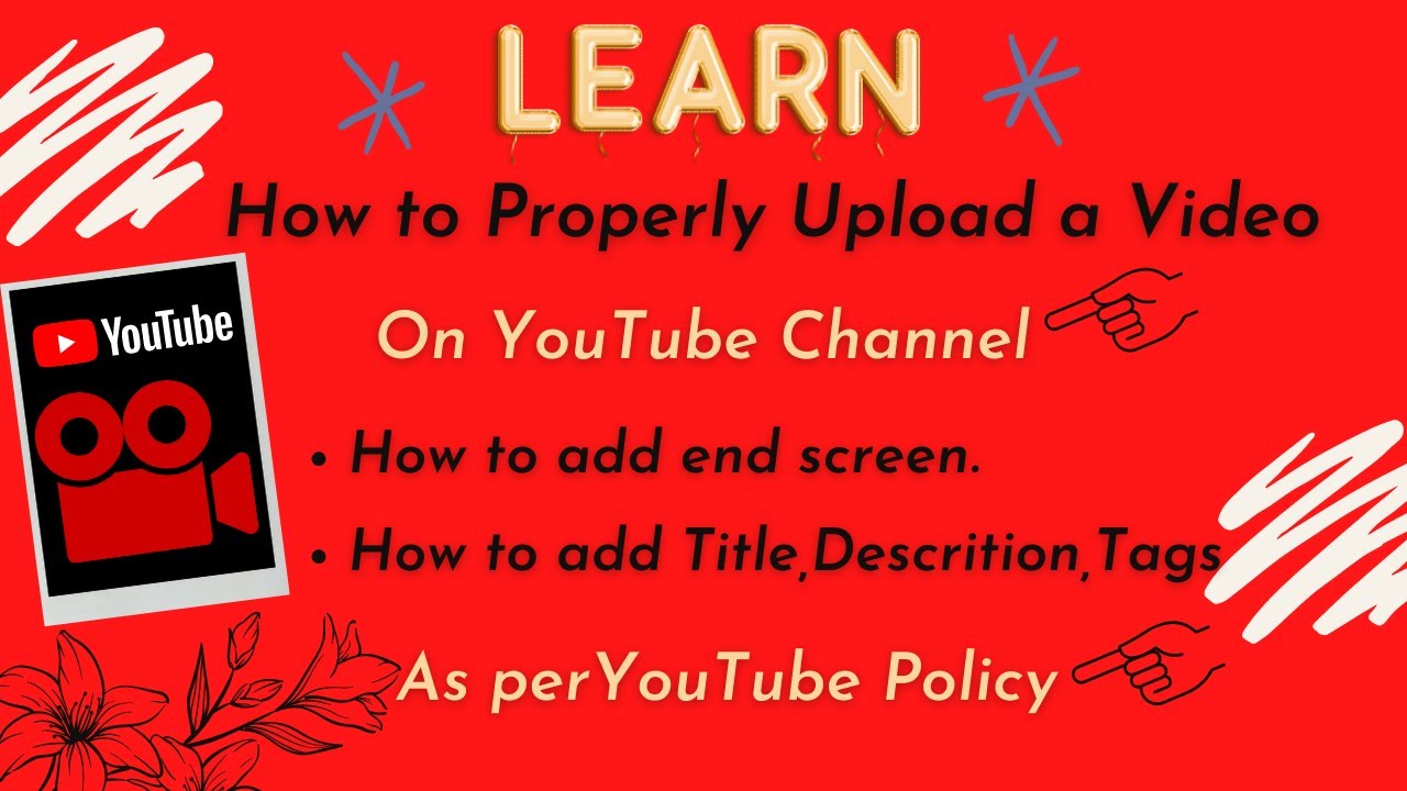 How to properly upload a YouTube video - Add End Screen on YouTube ...
