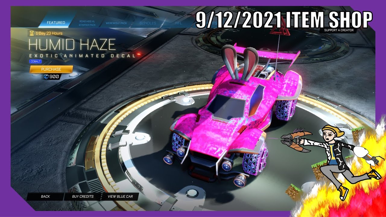 *Exotic* Cobalt Humid Haze Universal Animated Decal! | Rocket League ...