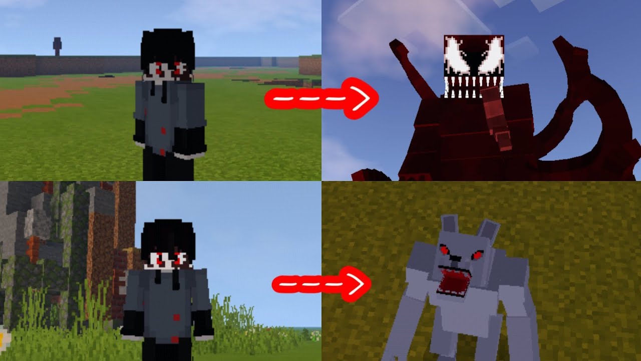 Werewolf and Symbiote VENOM ADDON 2(special 700 subs) - YouTube