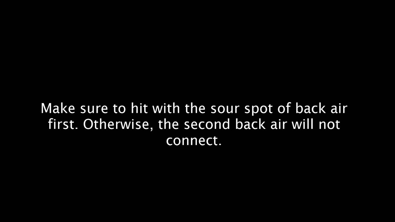 ZSS Back Air - Back Air Death Combo (Smash Wii U/3DS) - YouTube