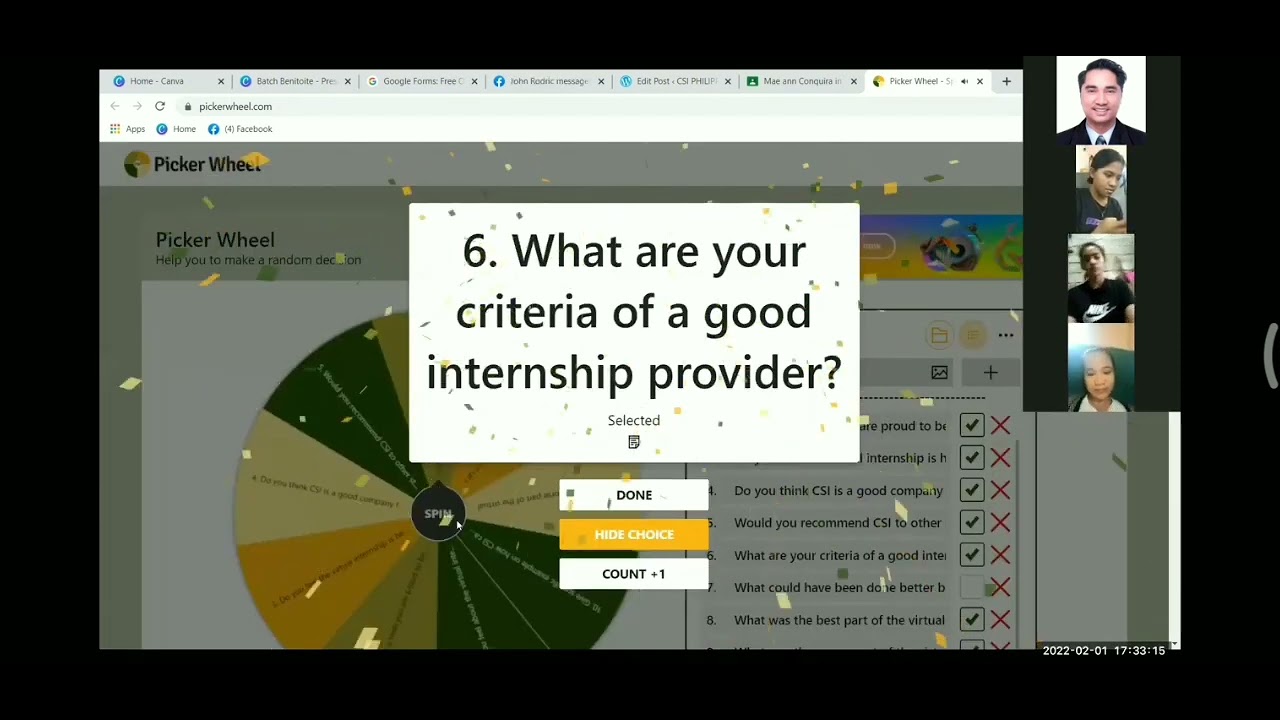 Exit Interview of Internship - YouTube