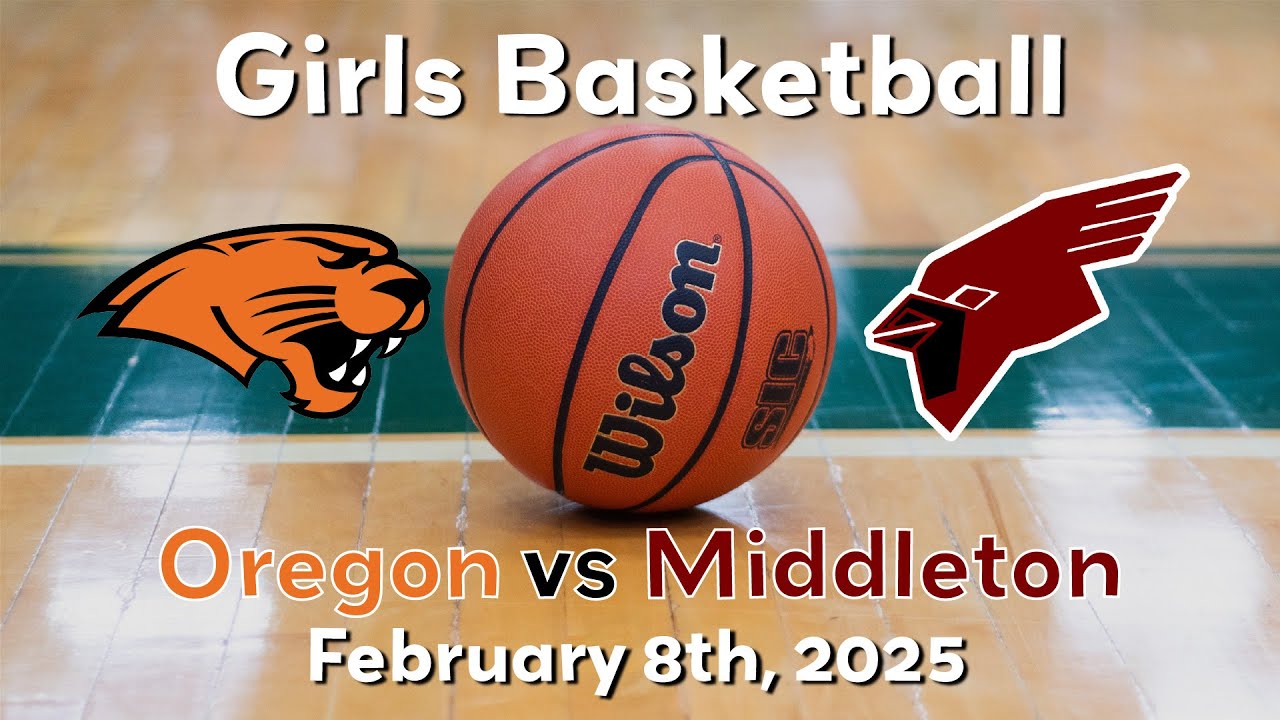 Girls Basketball: Oregon vs Middleton (2/8/25) - YouTube