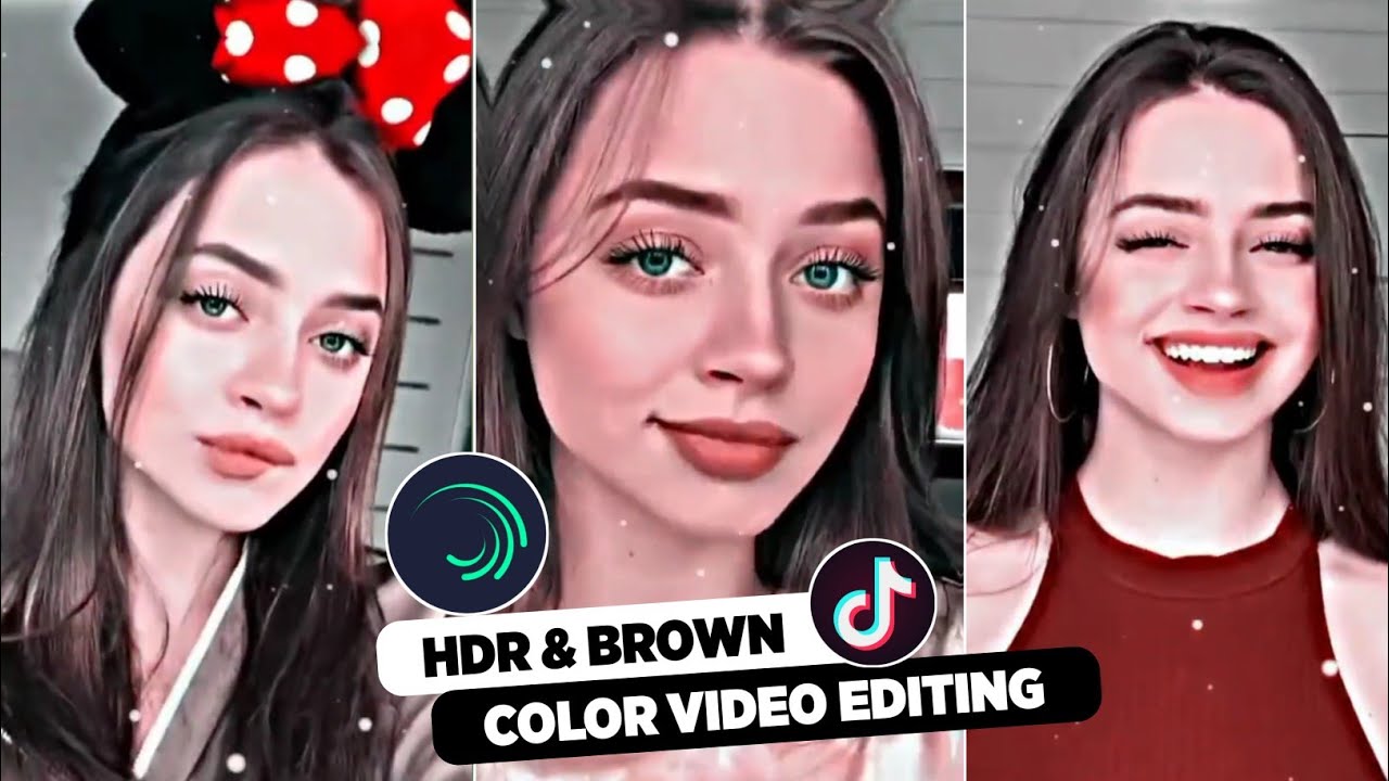 Alight Motion HDR & Brown Color Video Editing | TikTok Trend | Brown ...